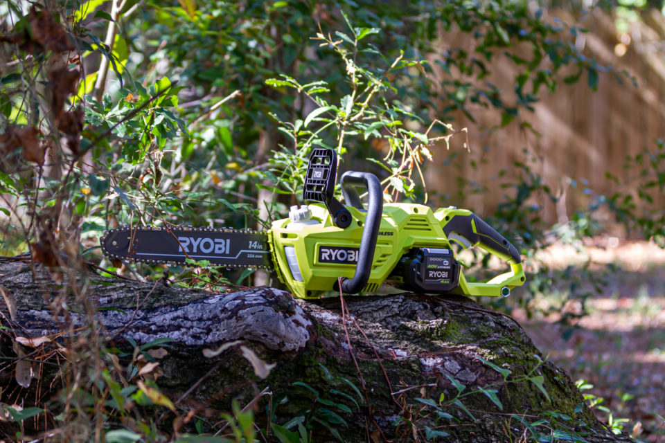 Hands On: RYOBI 14" 40V Brushless Cordless Chainsaw - GarageSpot